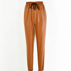 Dasha Leather Pants - Caviar and Jeans
