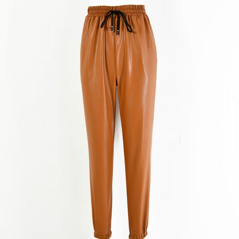 Dasha Leather Pants - Caviar and Jeans