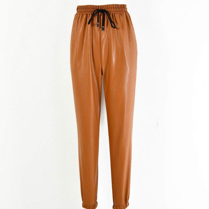 Dasha Leather Pants - Caviar and Jeans