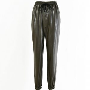 Dasha Leather Pants - Caviar and Jeans